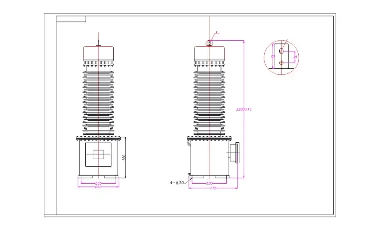 110kv 126kv High Voltage Outdoor Capacitor Voltage/potential Transformer Cvt Oil Filled Pt Tyd ...