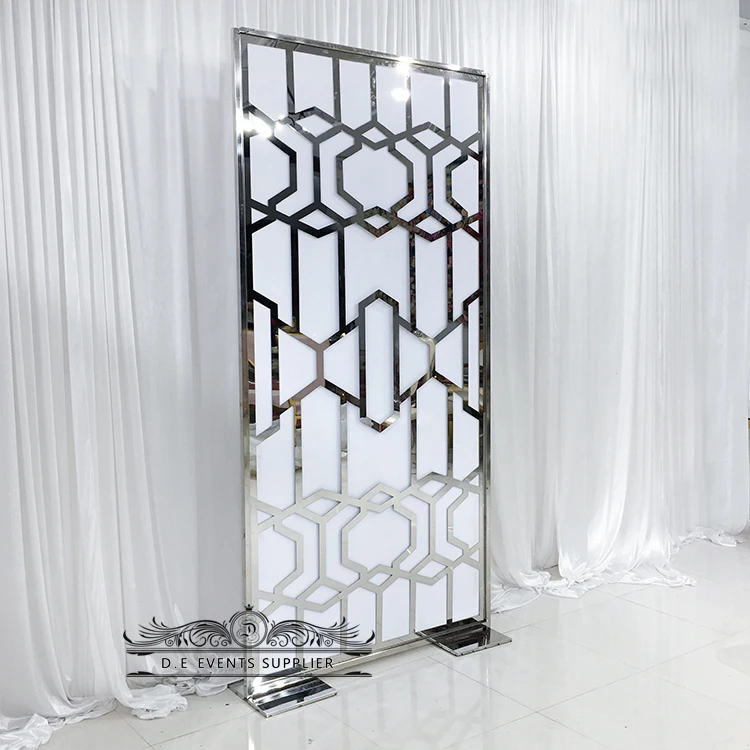 Modern Gold Stainless Steel Wedding Backdrop Stage Stand Frame In ...