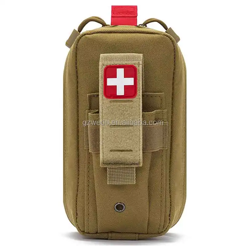 Upgrade Laser Cut Tactical MOLLE Medical Pouch, Rip-Away EMT First Aid Pouch IFAK Trauma Kit ...