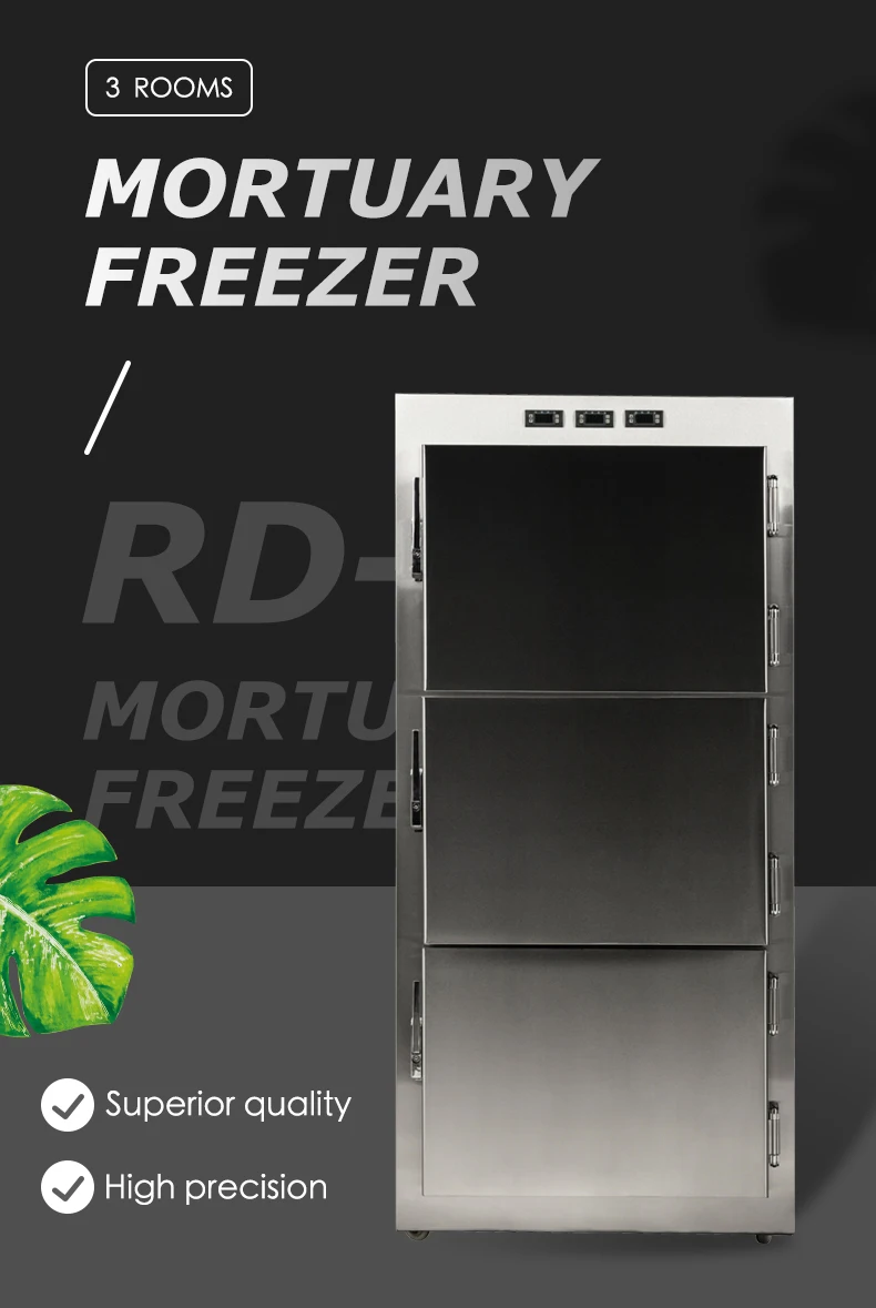 Roundfin Funeral Equipment Corpse Chiller Mortuary Body Refrigeration ...