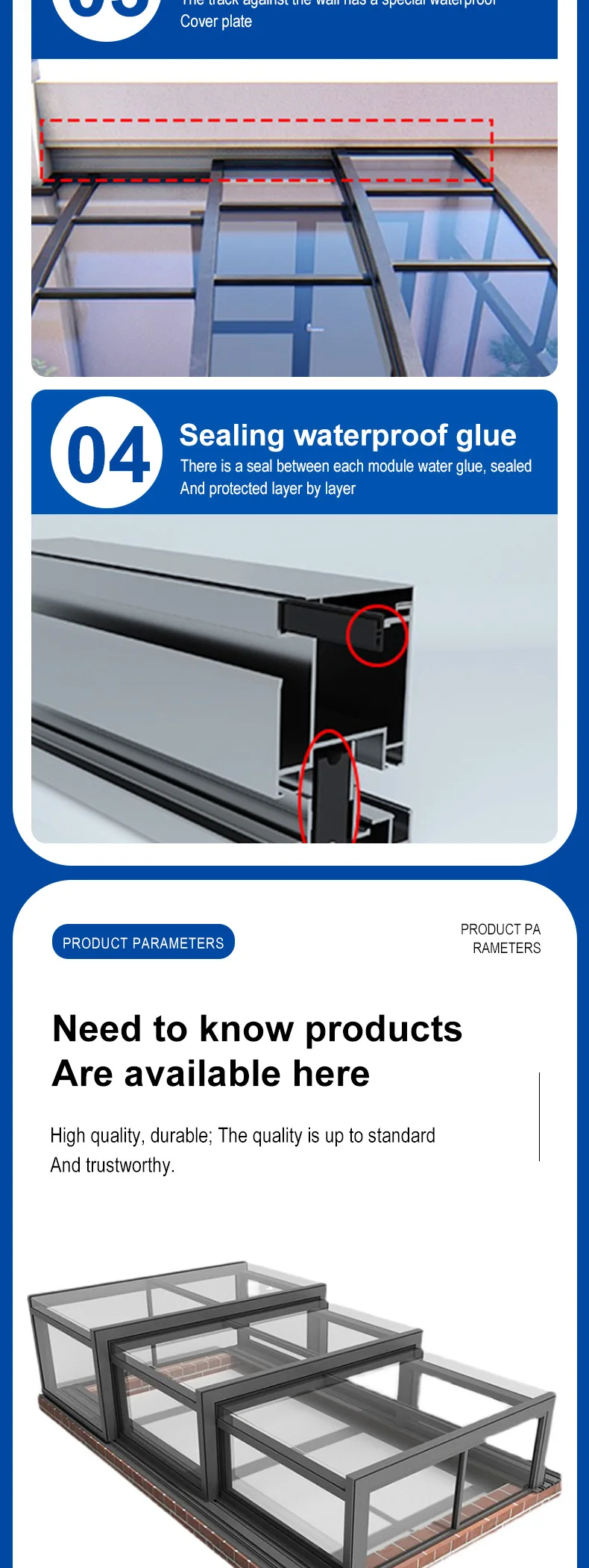 Retractable Tempered Glass Roof - Infinity Pool Solutions