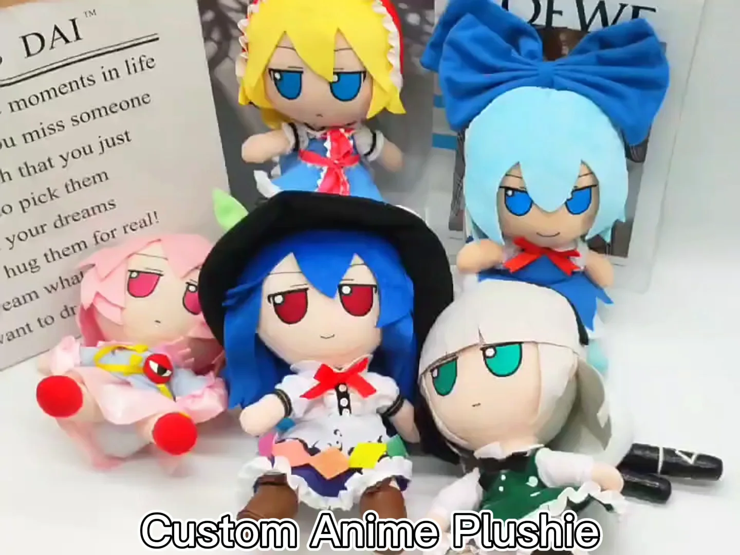 Factory Custom Animation Derivatives Plush Dolls Anime Plush Cute Dolls ...