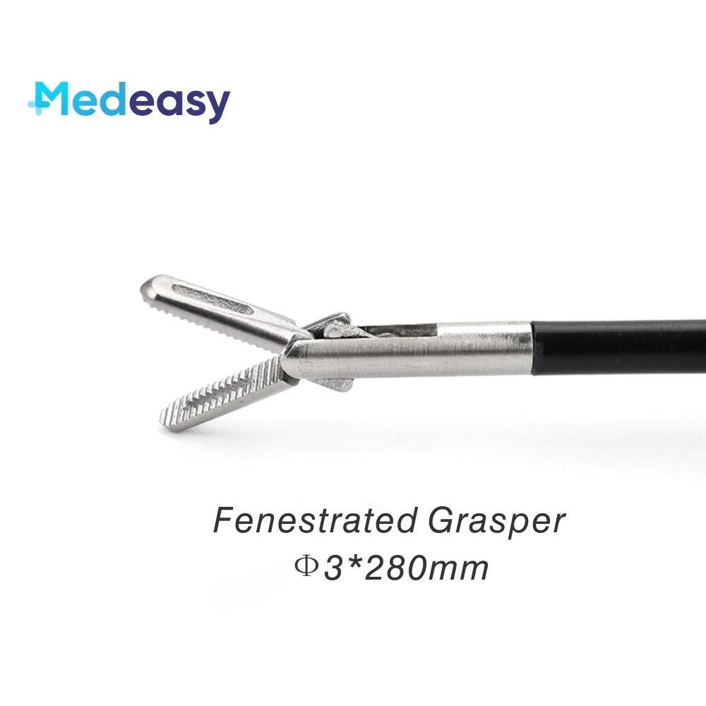 Laparoscopic Fenestrated Grasping Forceps 3mm*280mm,Laparoscopic ...
