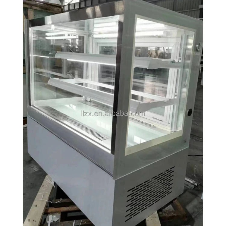 100L Glass Door Display Refrigerator Tabletop Chiller Commercial ...