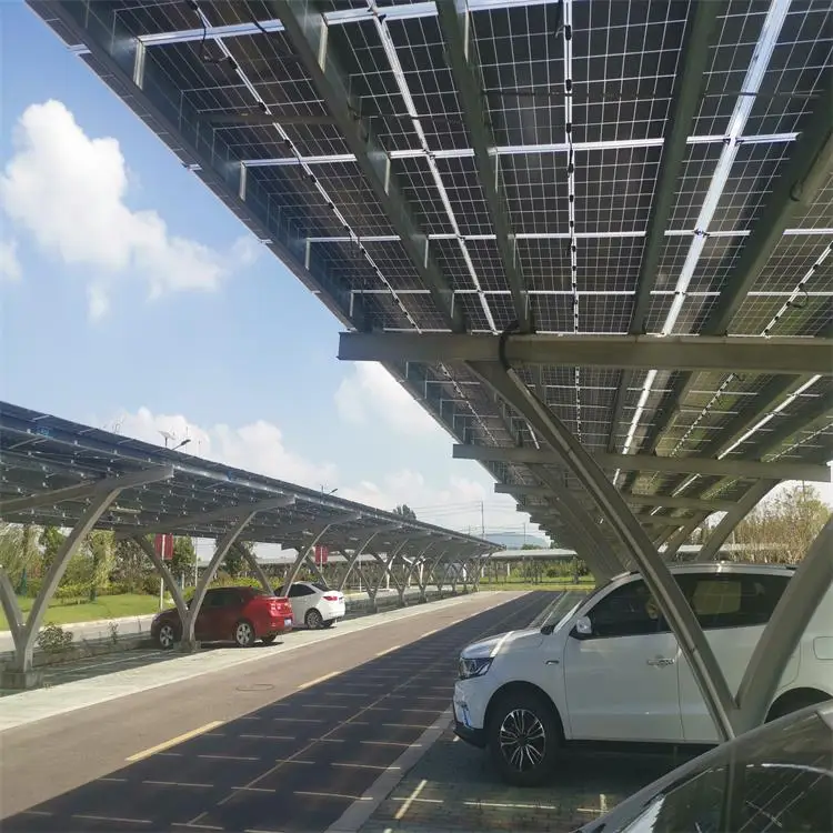 Tisun Aluminium Alloy Solar Carport Structural Technology Pv Solar ...