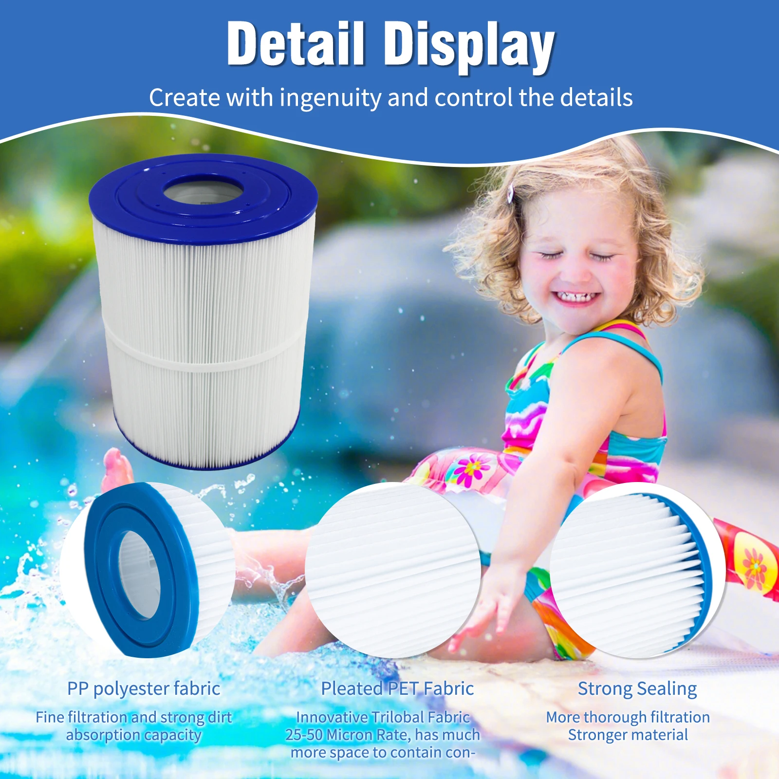 Swimming Pool Water Filter Spa Cartridge Water Sports Hot Selling ...