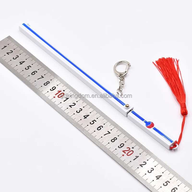 Customized 22cm Sasuke Grasss Cutter White Sword Model Metal Catana ...