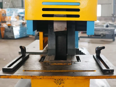 Steel Angle Cutting Machine Ironworker And Hydraulic Combined Punching ...