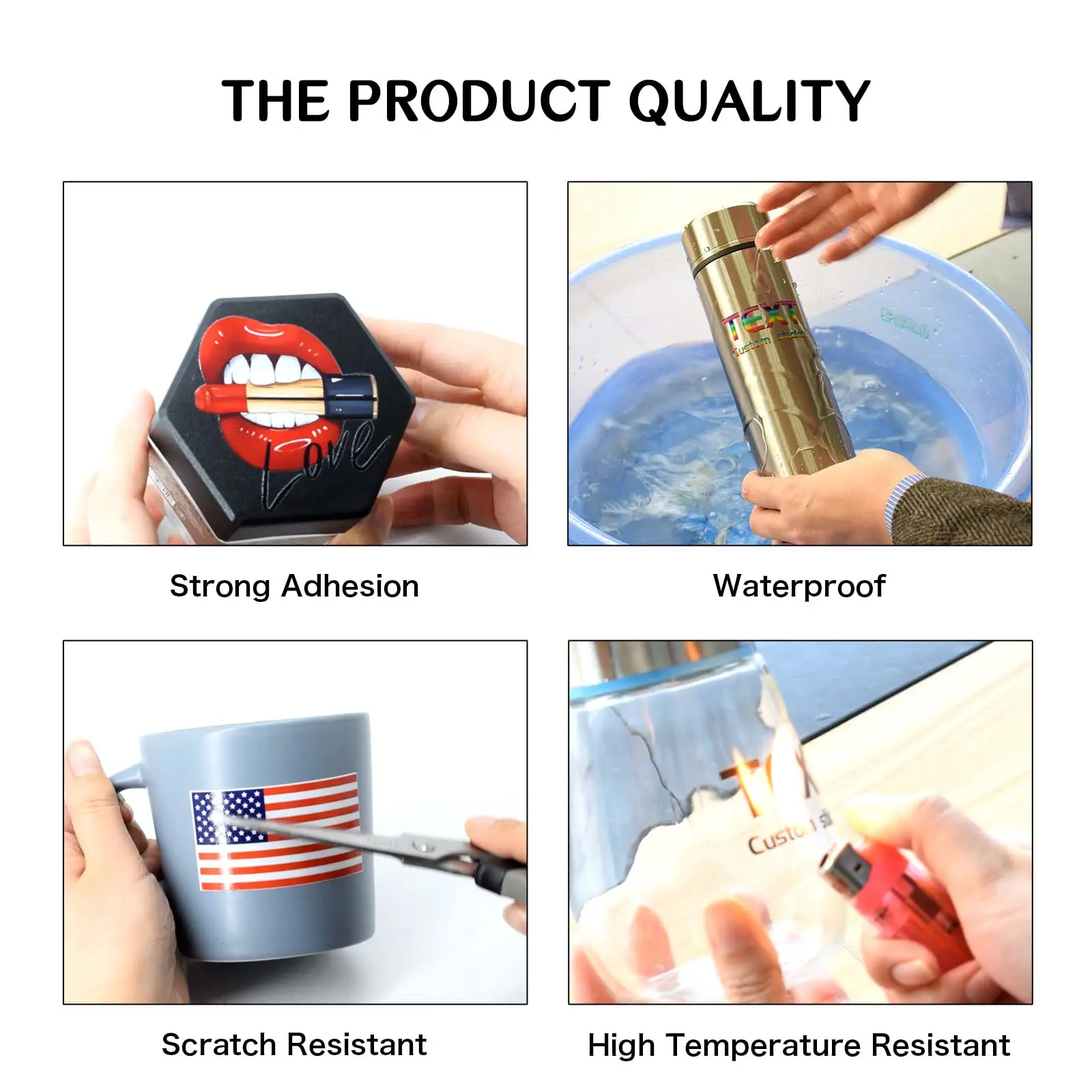 16oz Waterproof UV Dtf Cup Wrap Transfers Ready to Transfer 3D UV Dtf ...