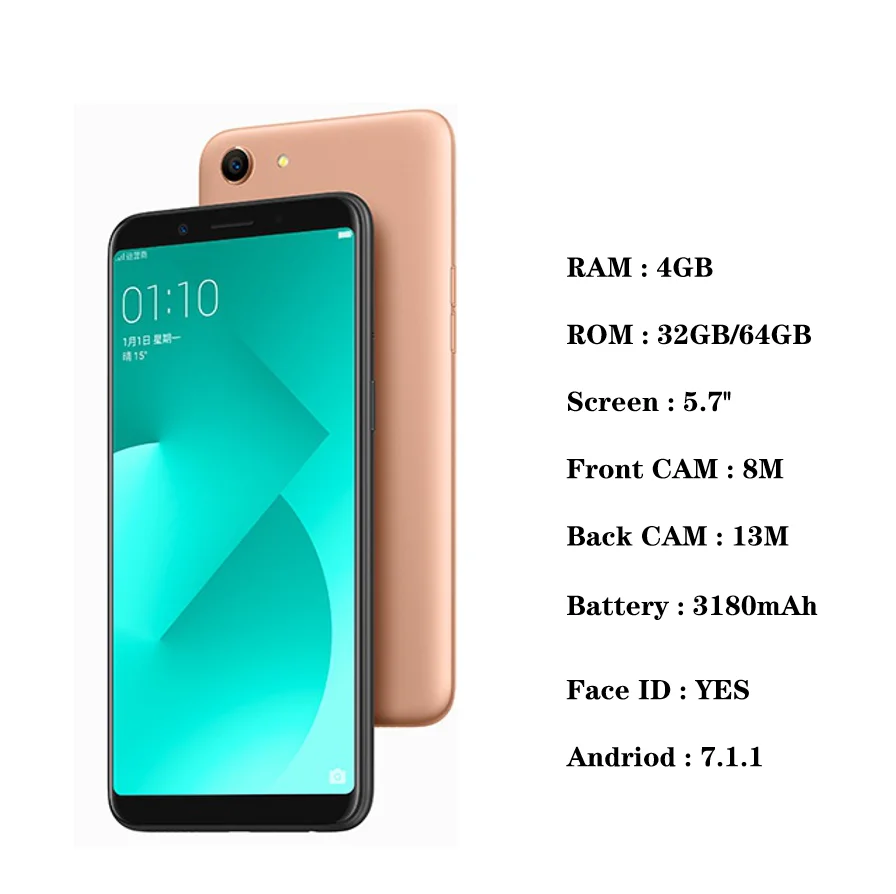 Wholesale OPP A57 A83 A7 A5S Dual Card 4G LTE Android Phones