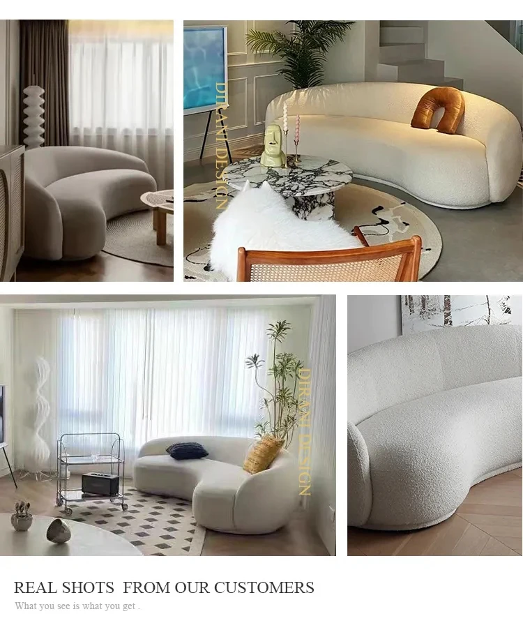 Muyuansu Modern Simple Half Circle Design Sofa Customized Luxury ...