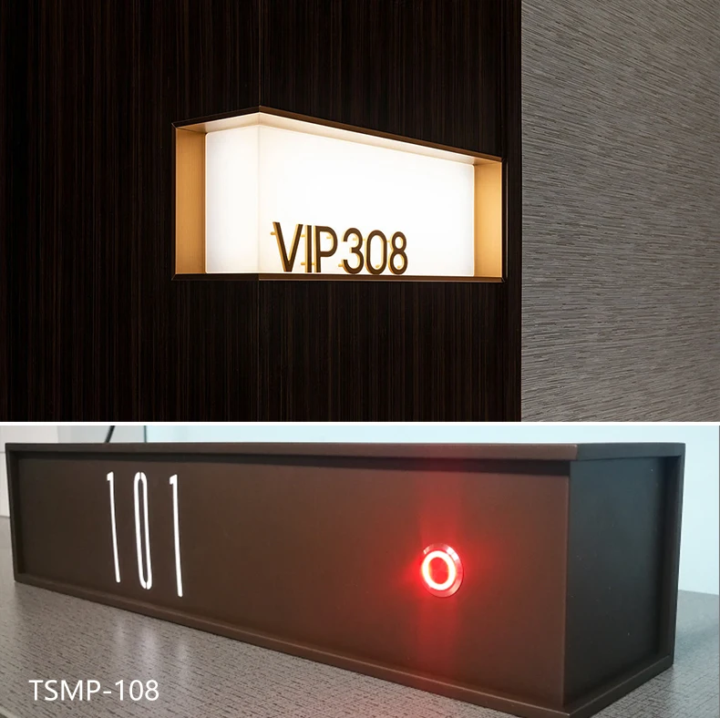 Customized Smart Hotel Plates - Unique Door Room Signs