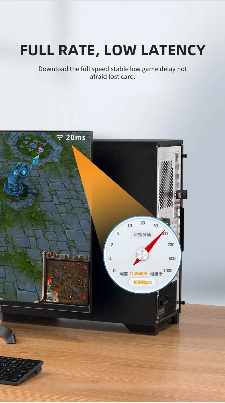 High Quality Dongle Usb Wifi Usb Wireless Network Card 2.4g 5g Dual ...