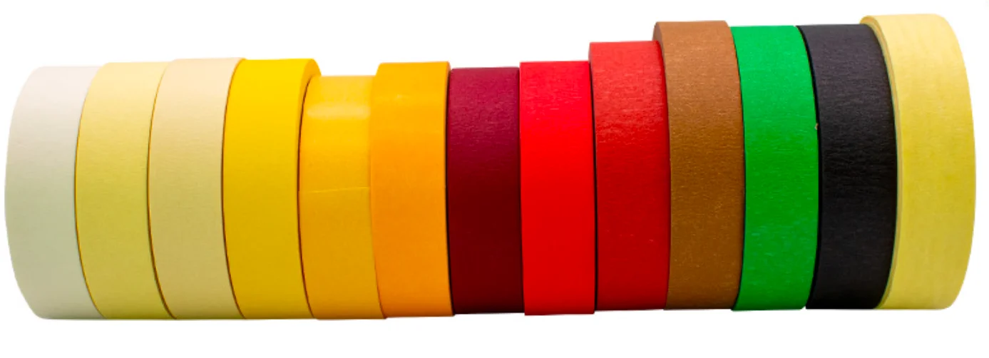 Customizable Bright Colored Crepe Paper Tape for Event Styling ...