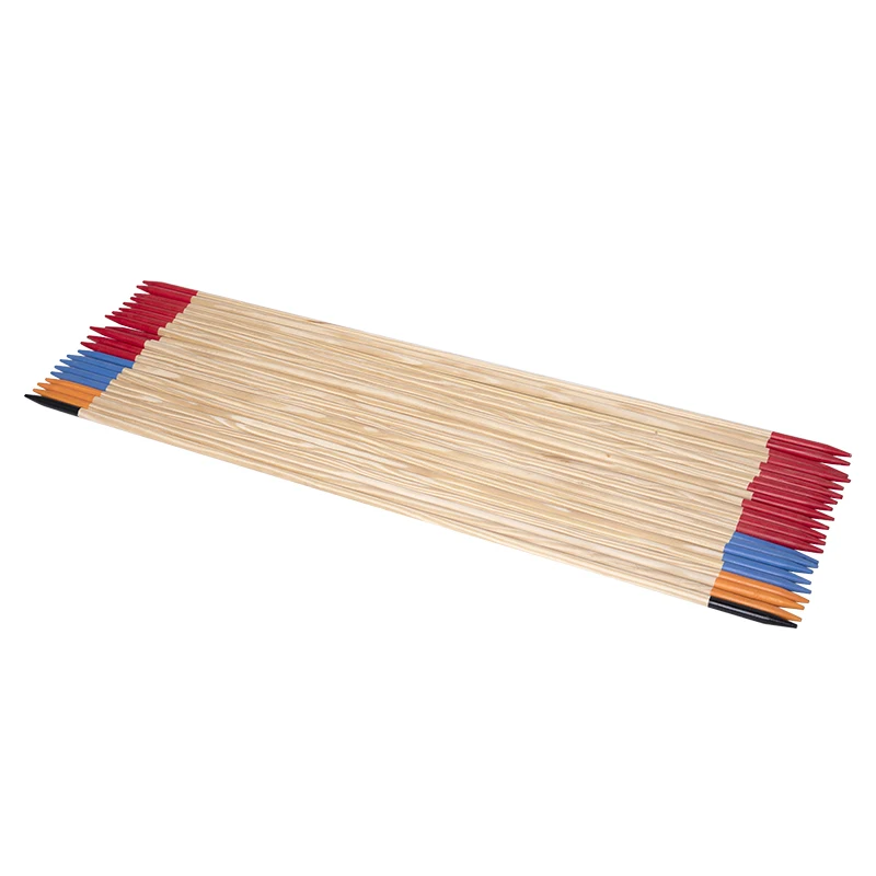 COMMIKI Outdoor Wooden Stick Game Giant Mikado Kids Colorful Wooden ...