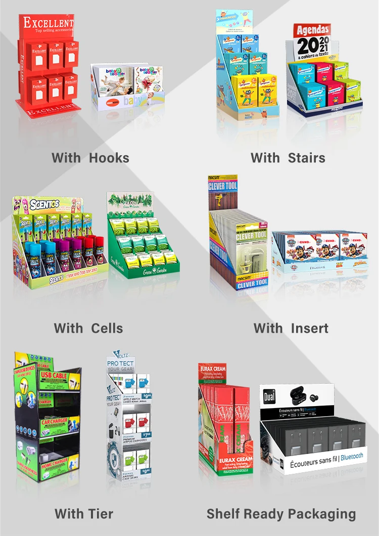 Cardboard Counter Countertop Cardboard 10ml Bottle Table Top Cardboard ...