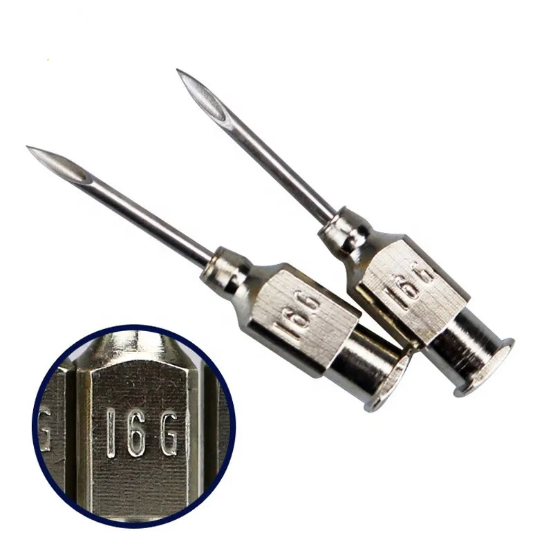 High Quality Animal Vaccination Injector Needles Reusable Stainless ...