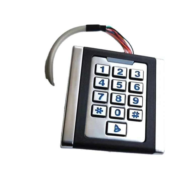 Professional Metal Rfid Keyboard Access Control Keypad Standalone 2000 ...