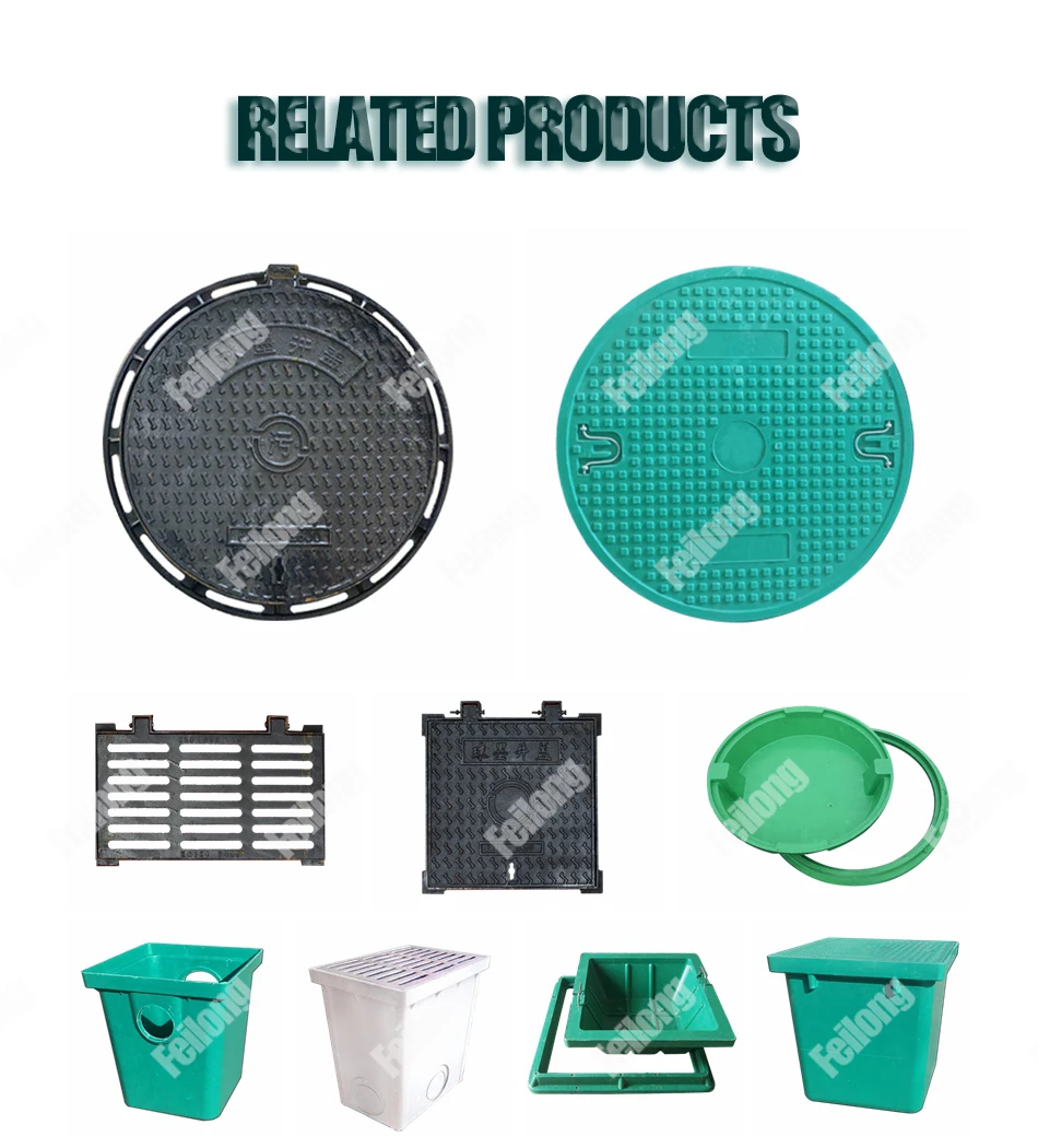 Watertight FRP Telecom Round Manhole Covers Waterproof SMC Base Station ...