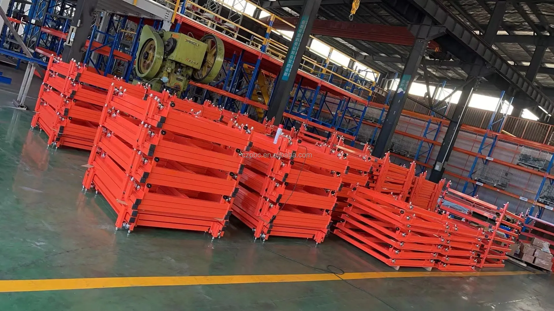 Heavy Duty Industrial Stacking Steel Shelf Storage Rack for Factory ...