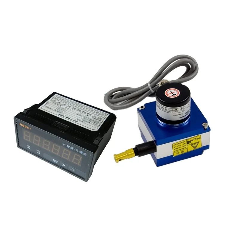 CALT 400mm draw wire length counter linear incremental string encoder ...