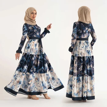 Modest 2024 Muslim Dress Fashion Style Abaya Dress Dubai Beautiful Formal Wear - Buy 2024 Muslim ...