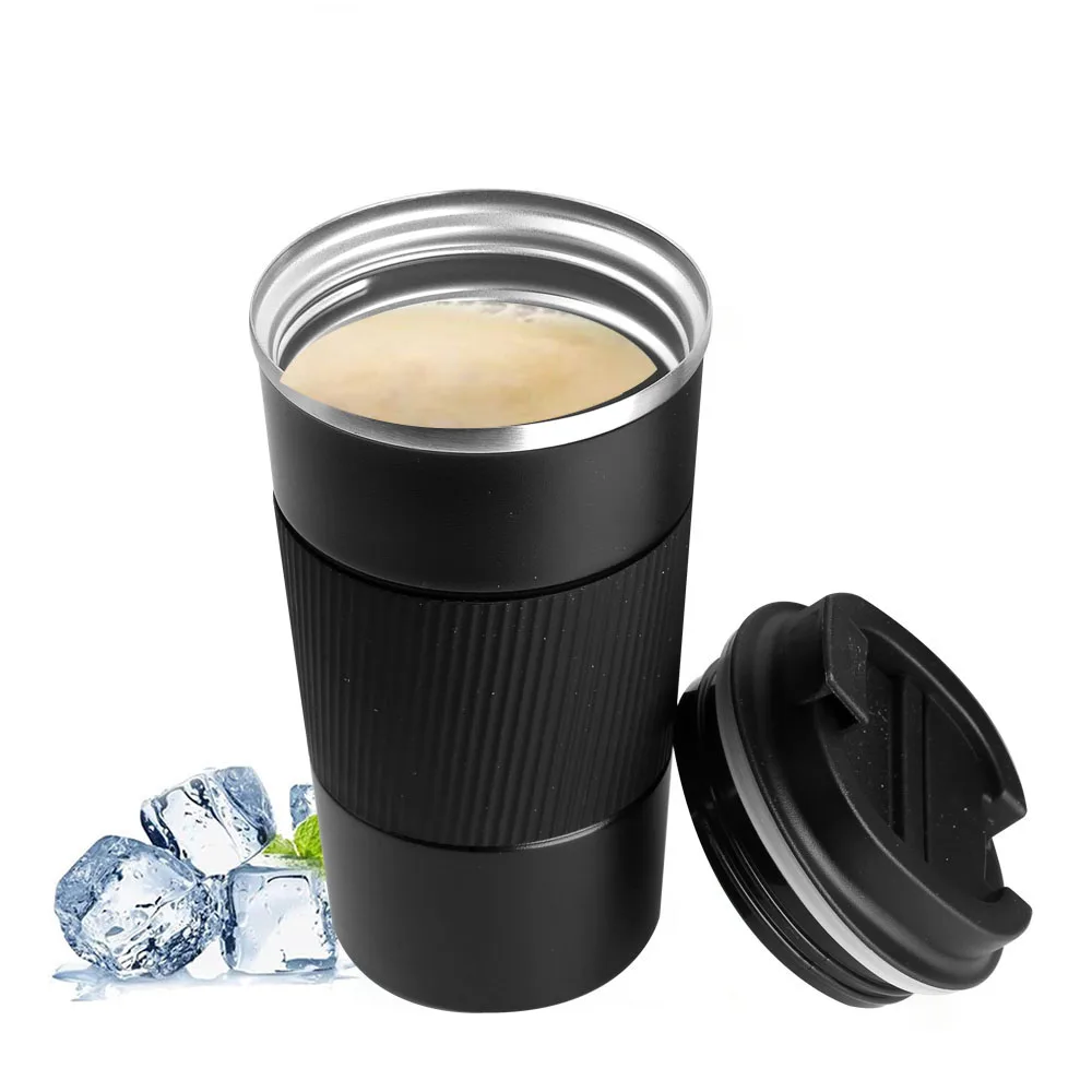 Insulated Coffee Mug 17oz Vacuum Double-wall Tumbler, Travel Mug with ...