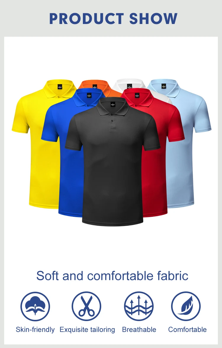 Shop Our Chinese Bulk Supplier's Customized Polyester Poloshirts