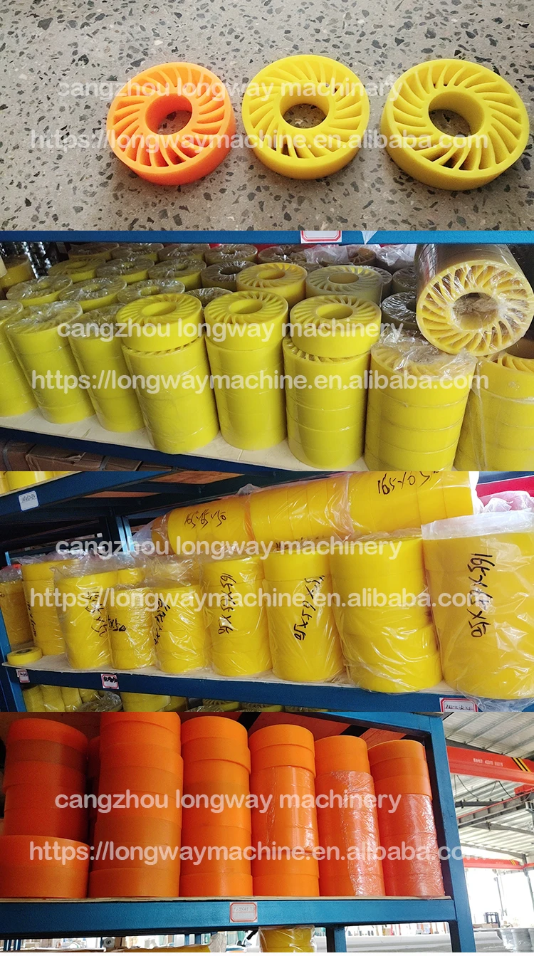 Polyurethane Coated Rubber Sun Wheel Coated Shaft Pu Parts Moulded And ...