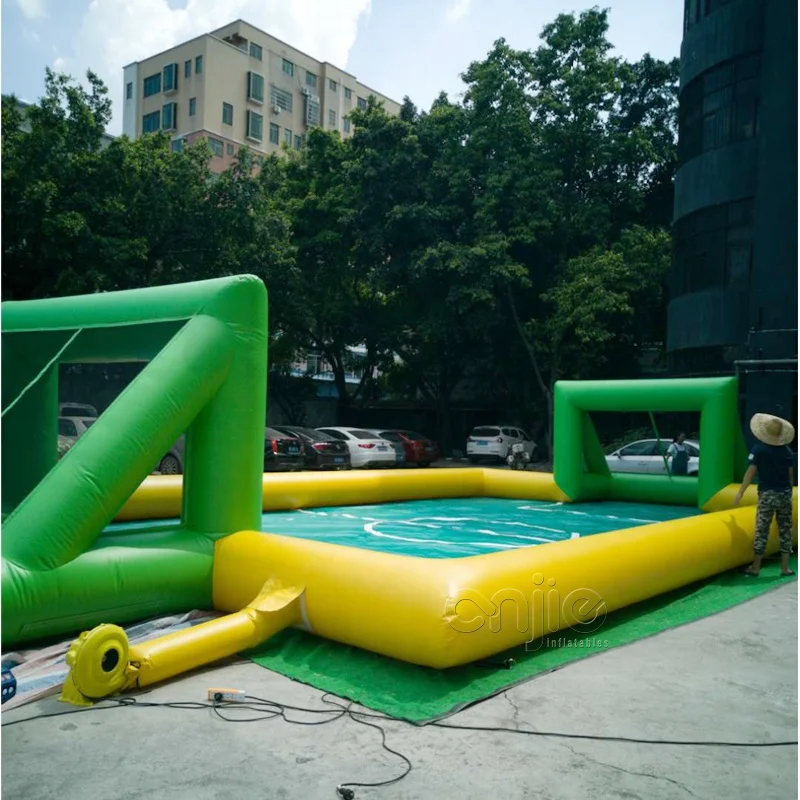 Outdoor Inflatable Soapy Football Pitch for Sale - Enjoy Water Soccer!