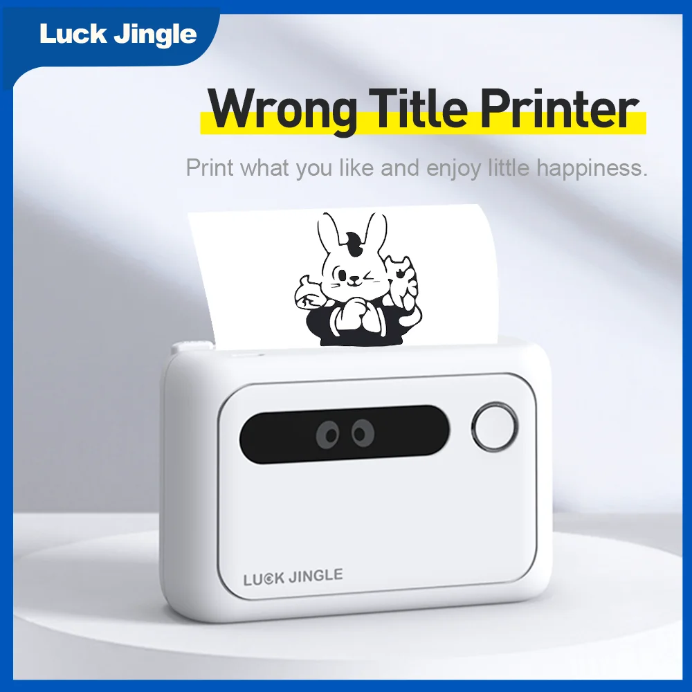 Pocket Wireless Label Printer Barcode Mini Thermal Smart Label Printer ...