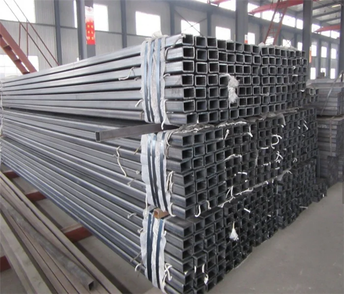 ASTM A500 Black Steel Square Pipe - 40x40mm, 6.4M Length