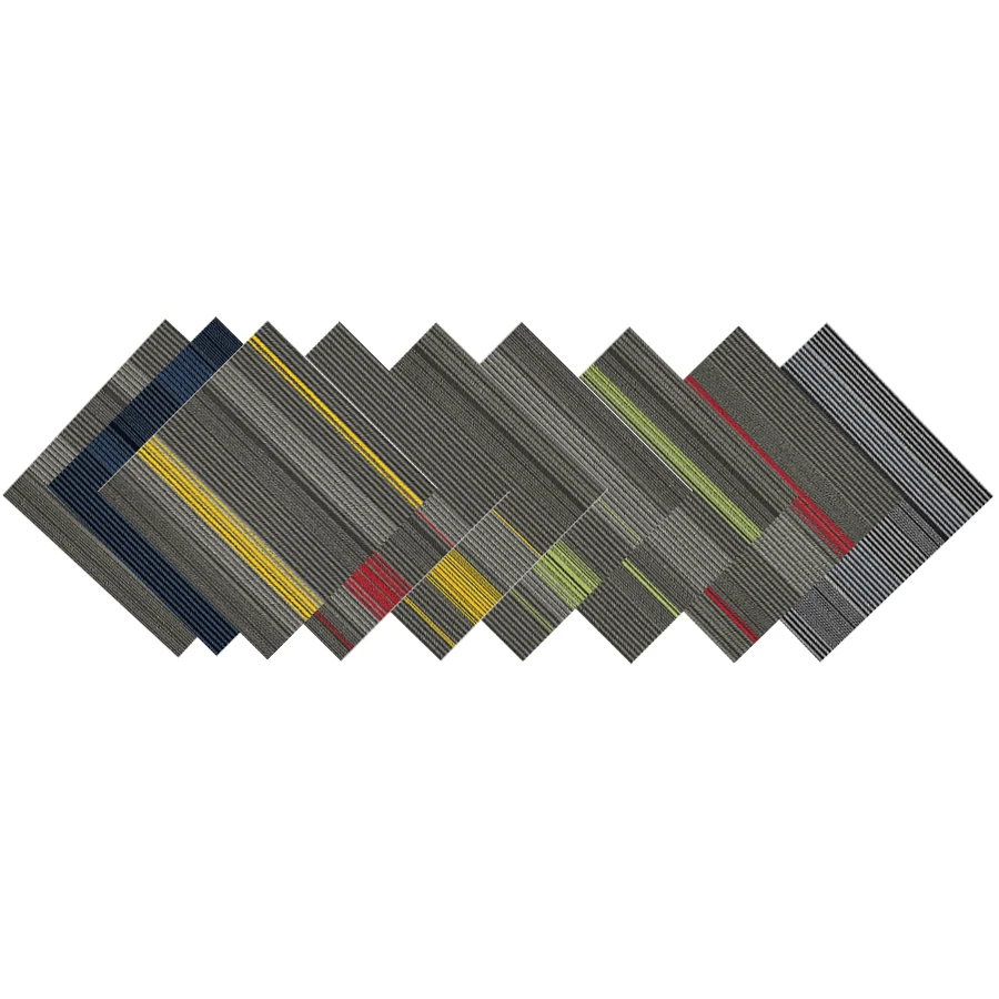 Modern Eco-friendly Office Carpet Tiles 50x50 cm Luxury Hotel ...