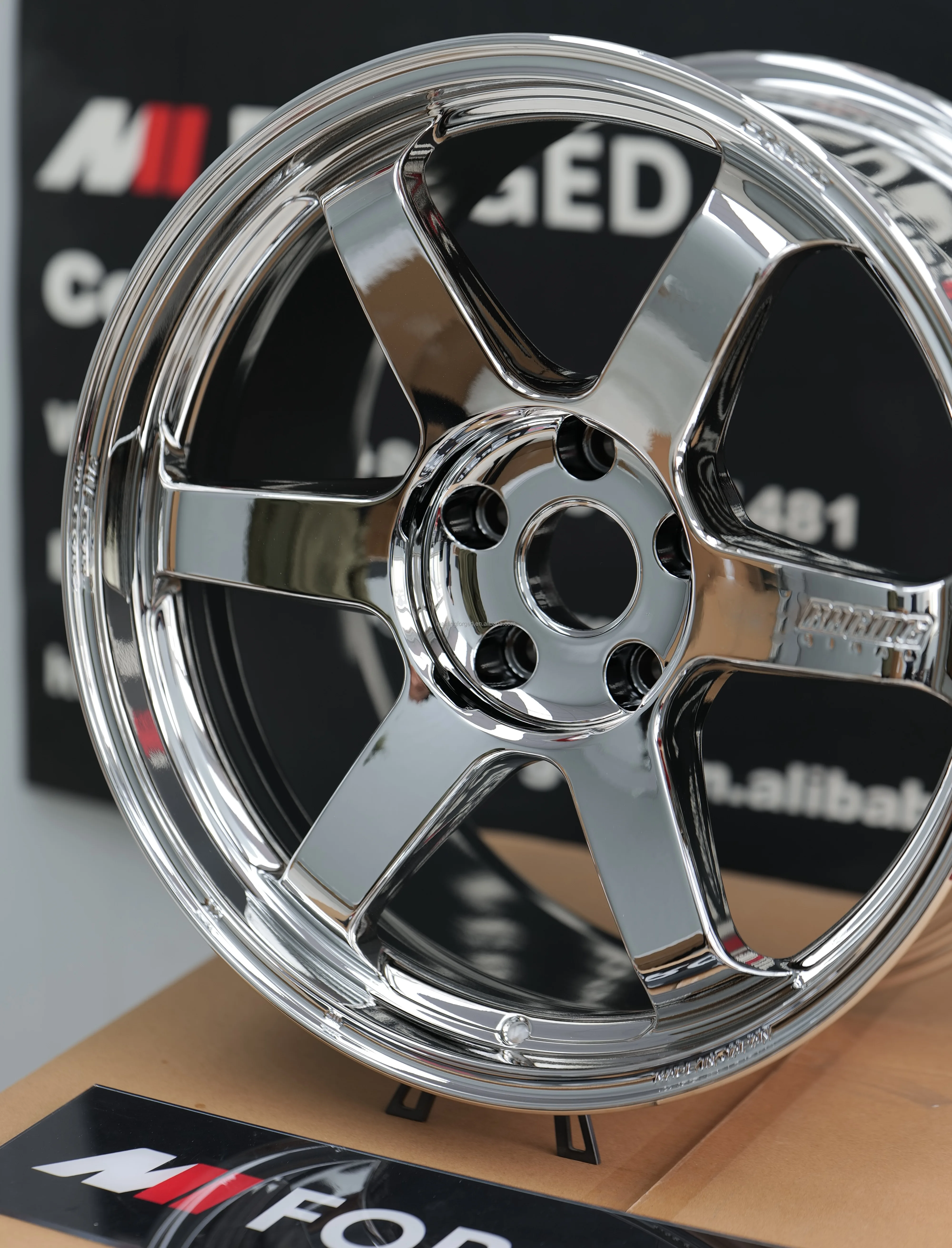 MN Forged Concave Chrome Wheels 5x120/5x114.3 - Replica Volk Racing ...