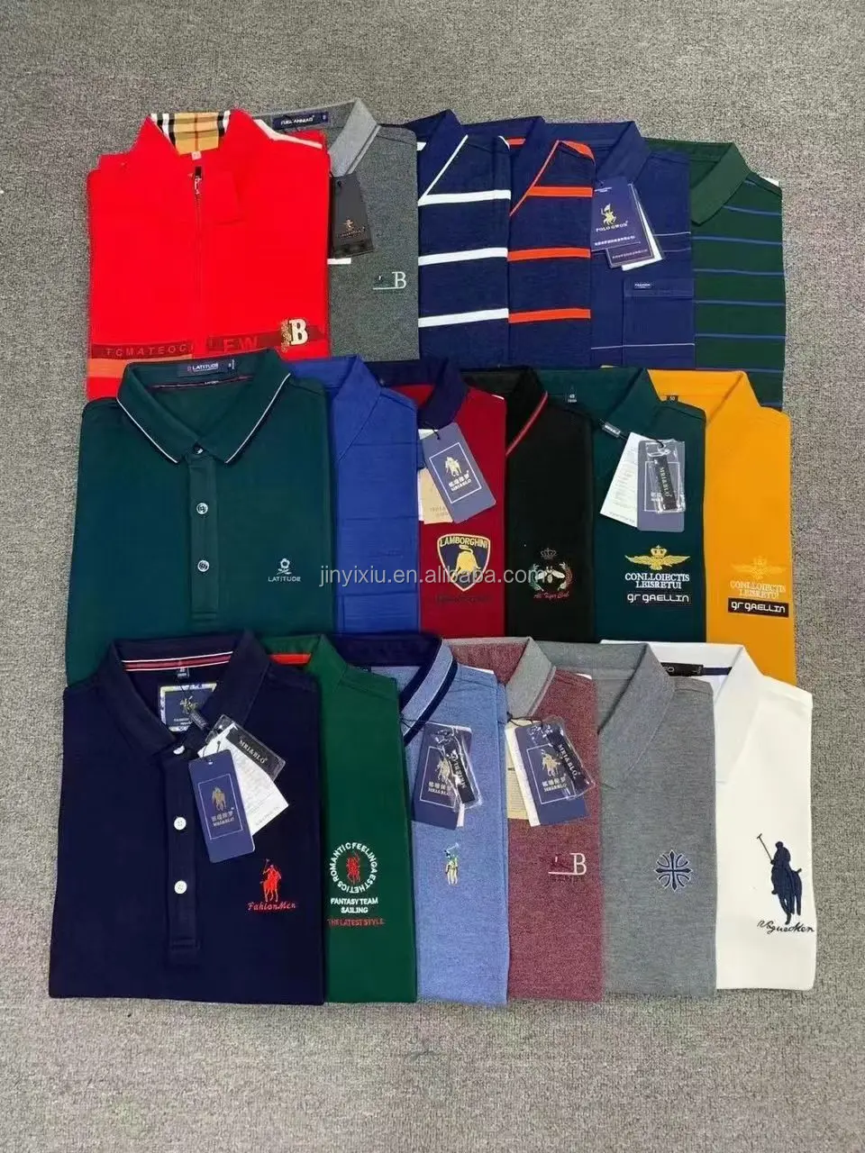 Office Men's Summer Short Slim Fit Solid Color Polo Shirt Business ...