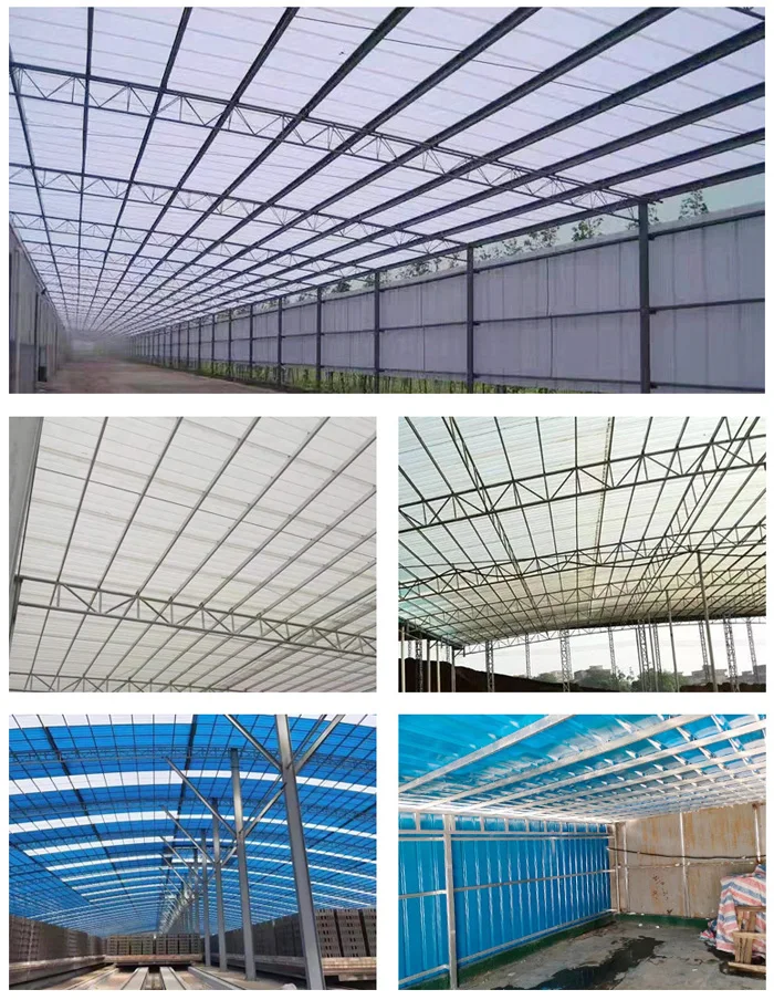 Soundproof Heat Resistant Roofing Sheets FRP Lighting Panel Skylight ...