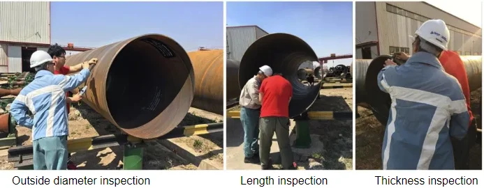 API 5L X70 SSAW DSAW Spiral Steel Pipe for Water Well Casing Pipe