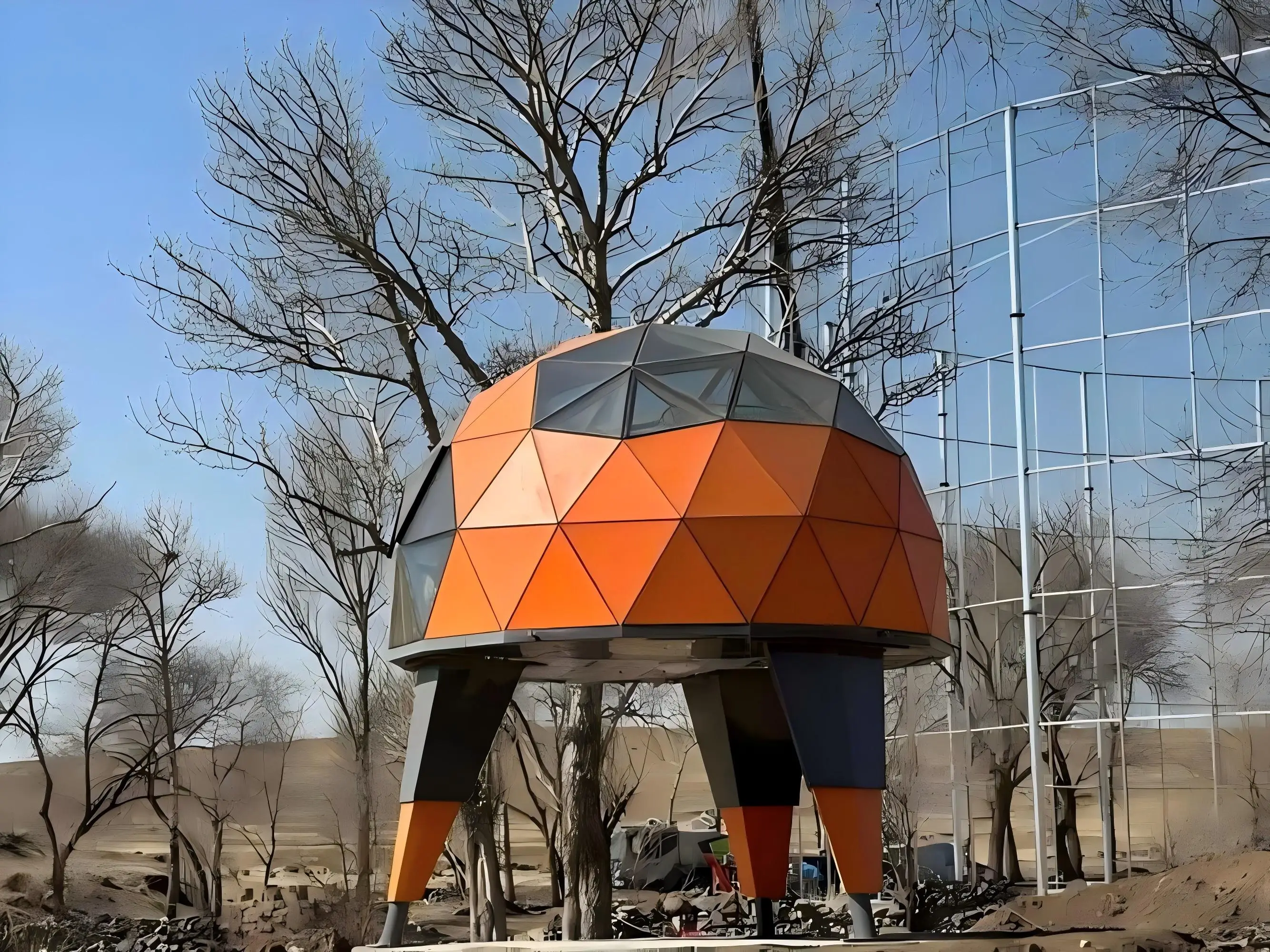 Stylish Star Capsule Dome Prefab House - Luxury & Comfort