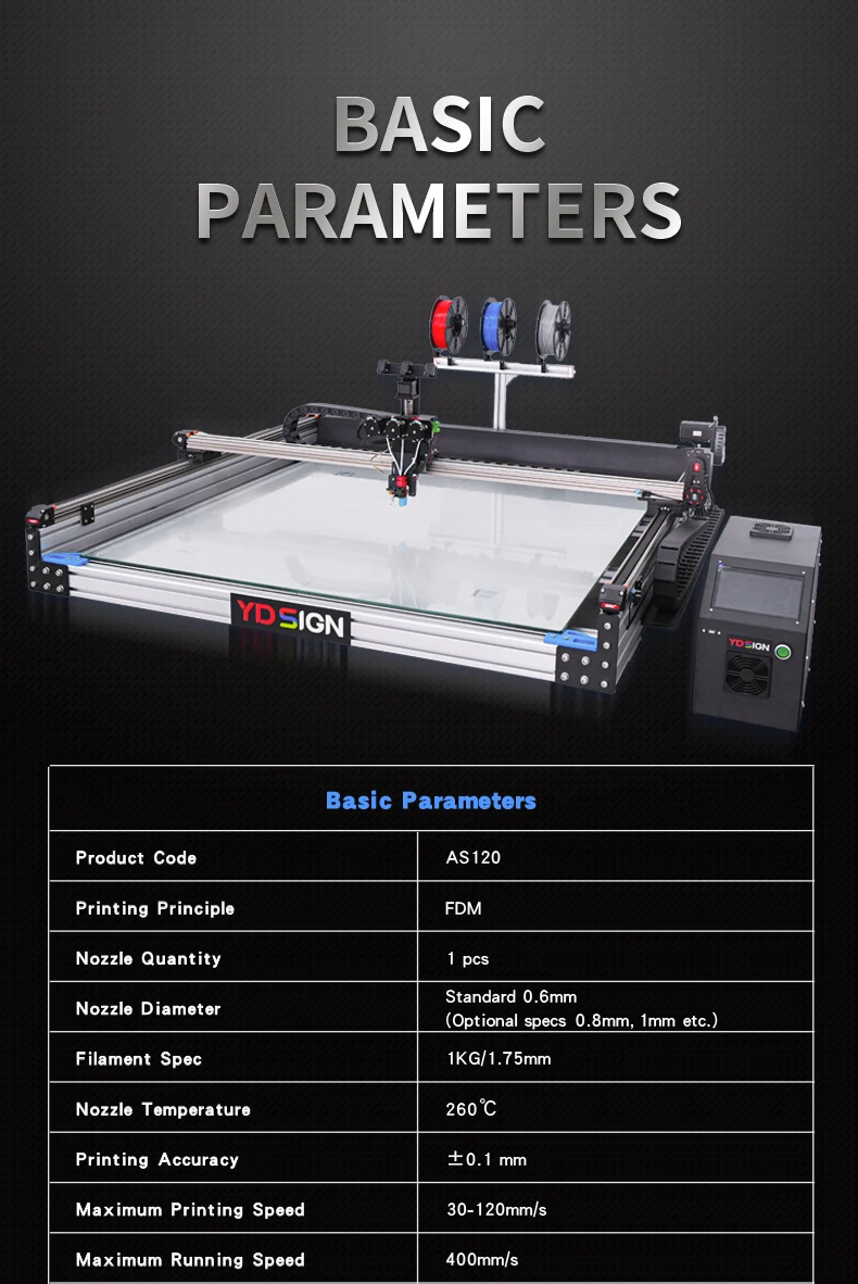 Large Scale 3D Sign Printer 3D Letter Illuminated Signage Printer ...