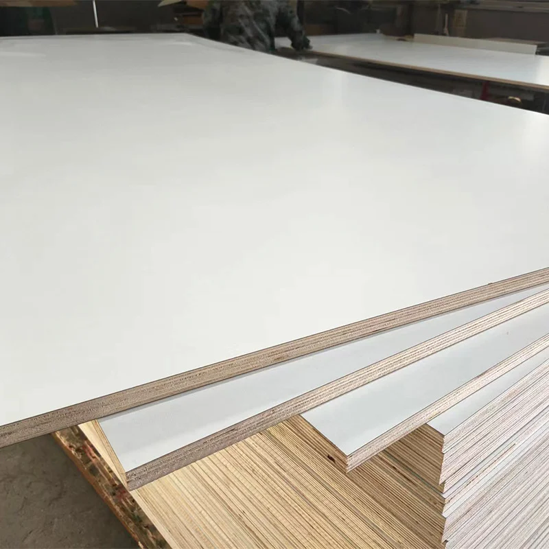 White HPL Plywood Laminate Sheet for Indoor Furniture - Fire Resistant ...