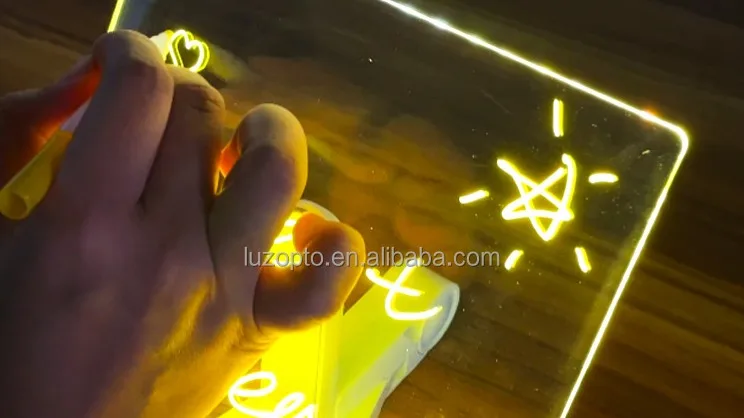 Desktop Diy Draw Led Light Custom Size Christmas Decoration Kids Gift ...