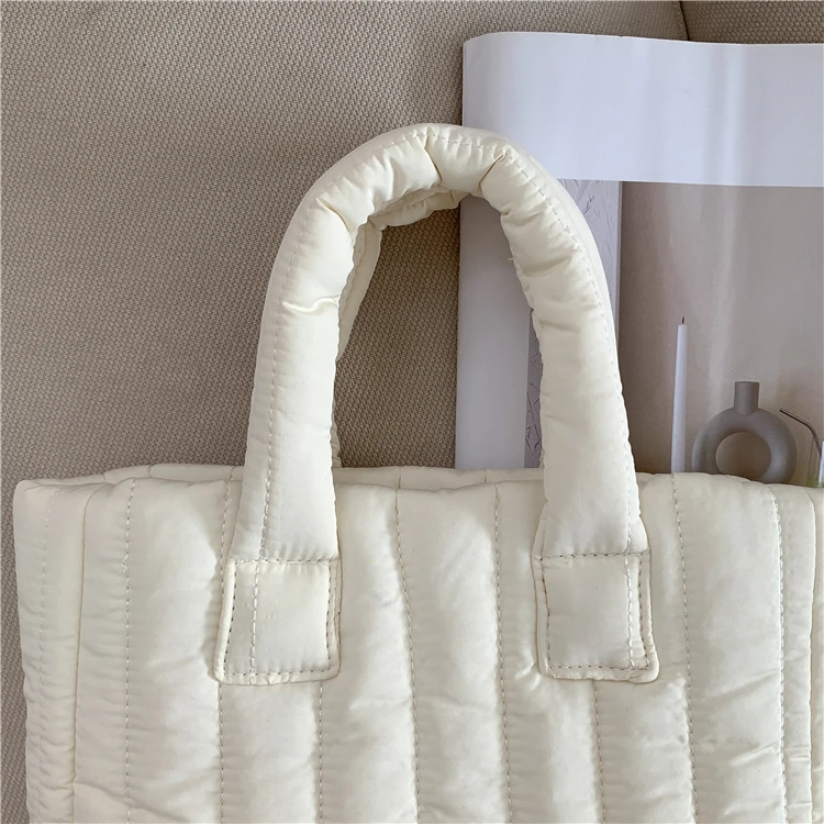 Custom Luxury Stripe Wadding Designer Tote Bag Fashion Handbags