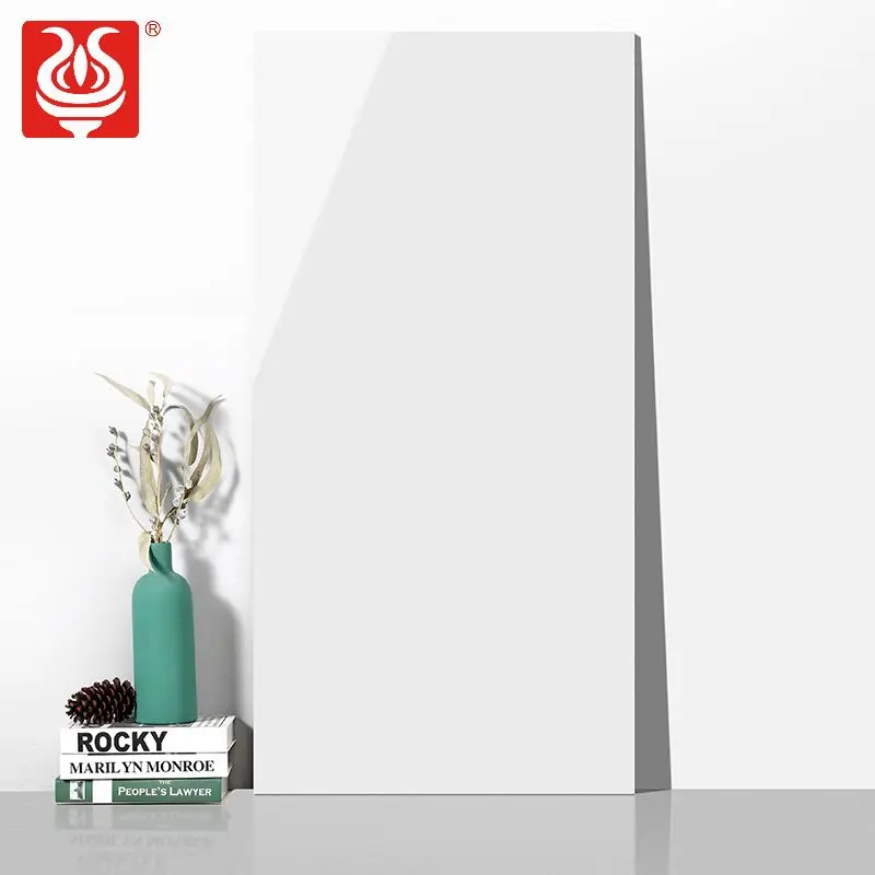 TORCH living room glazed ceramic floor marble tiles 600x1200 pure white ...