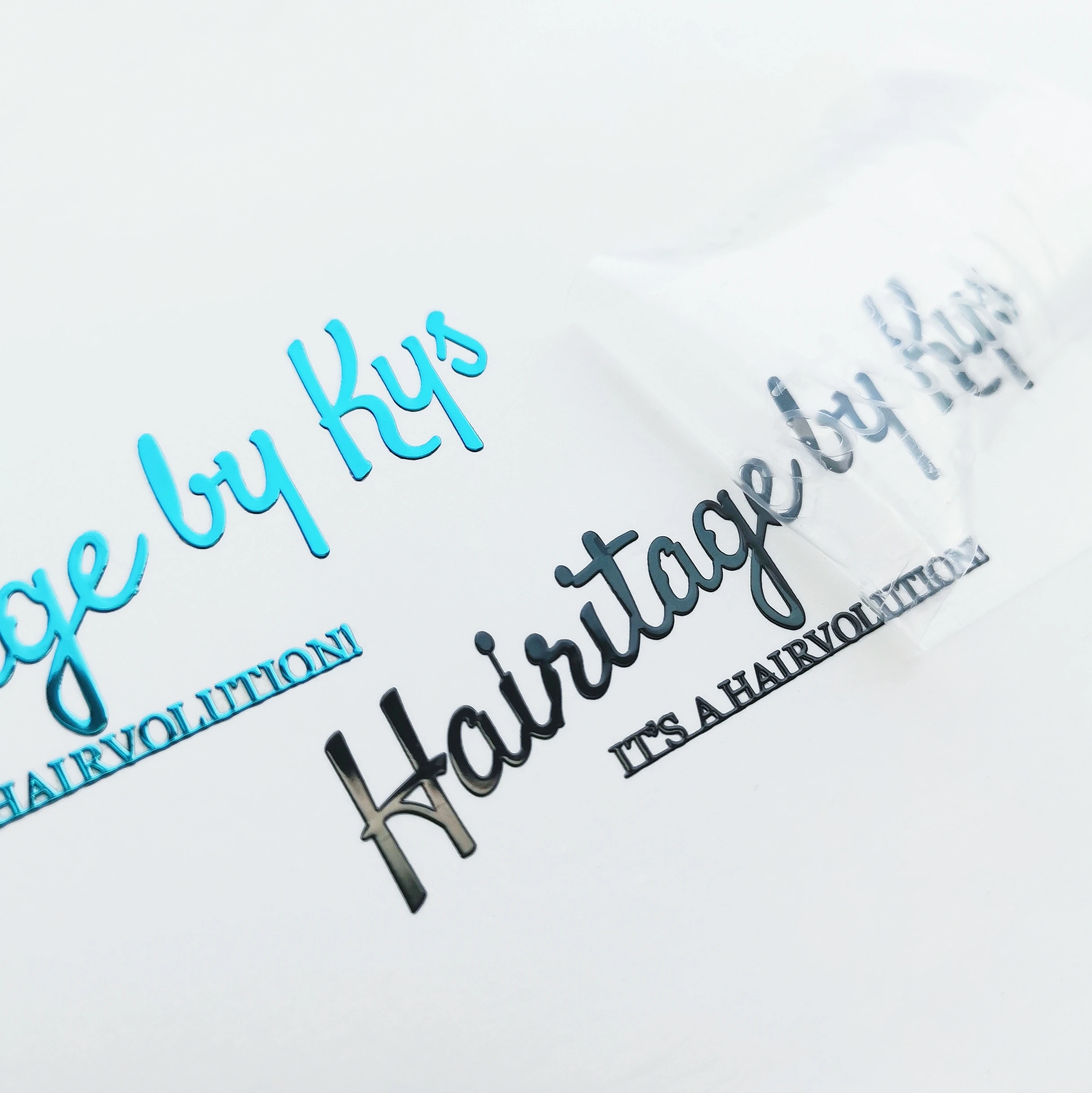 Custom Gold Metal Transfer Logo Sticker Metallic Sticker Perfume 3d ...