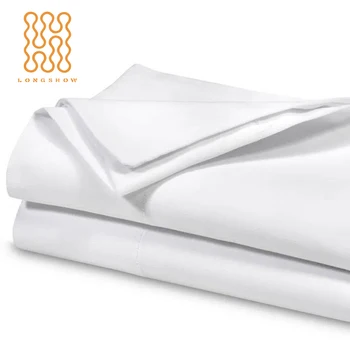 Hospital-grade White Single Bed Flat Sheet Soft High-temperature ...