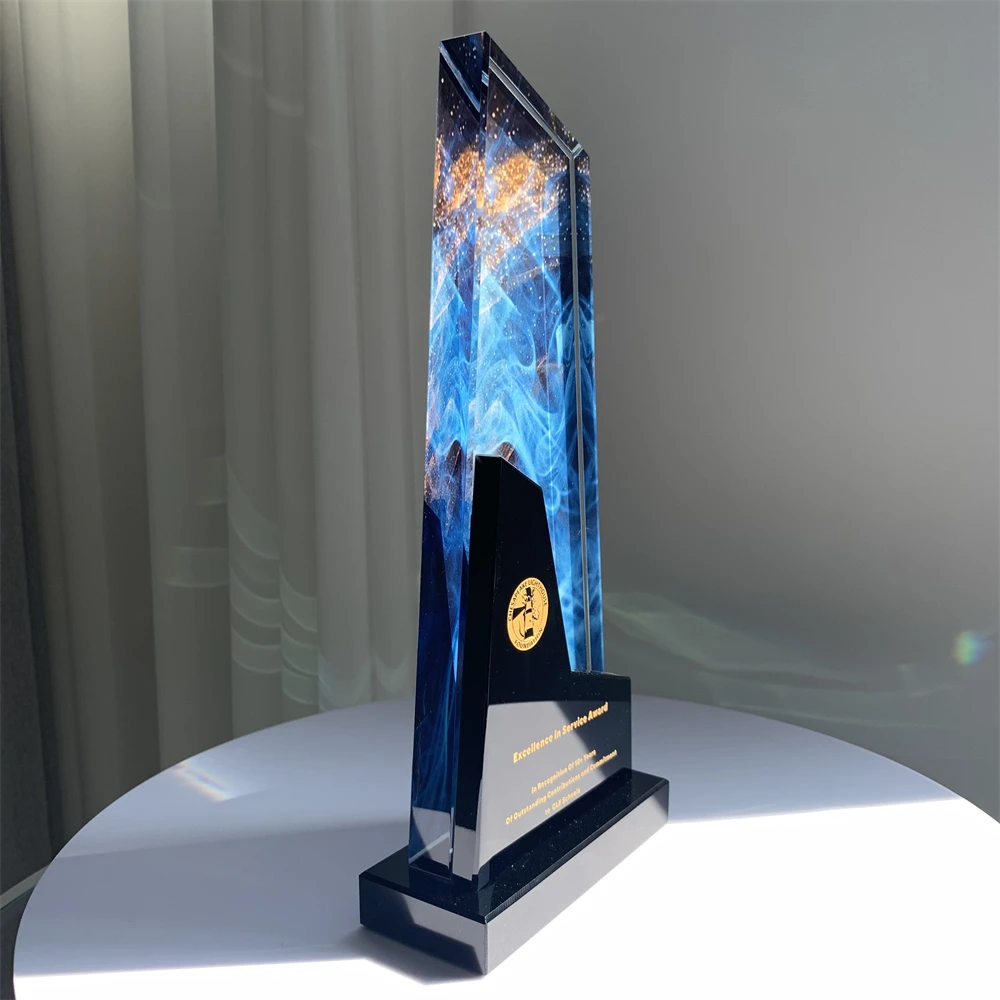 Wholesale Printing Crystal Trophy Awards - Custom 3D Laser Engraving
