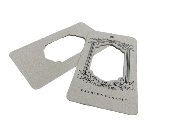 Folded Hang Tag Custom Folded Hang Tag Personalized Label Recyclable ...