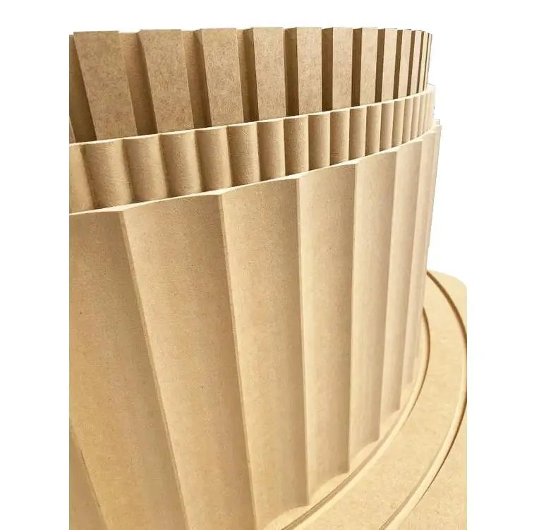 Flexible Reeded Panels Ribbed - Bendable Curved Wood MDF