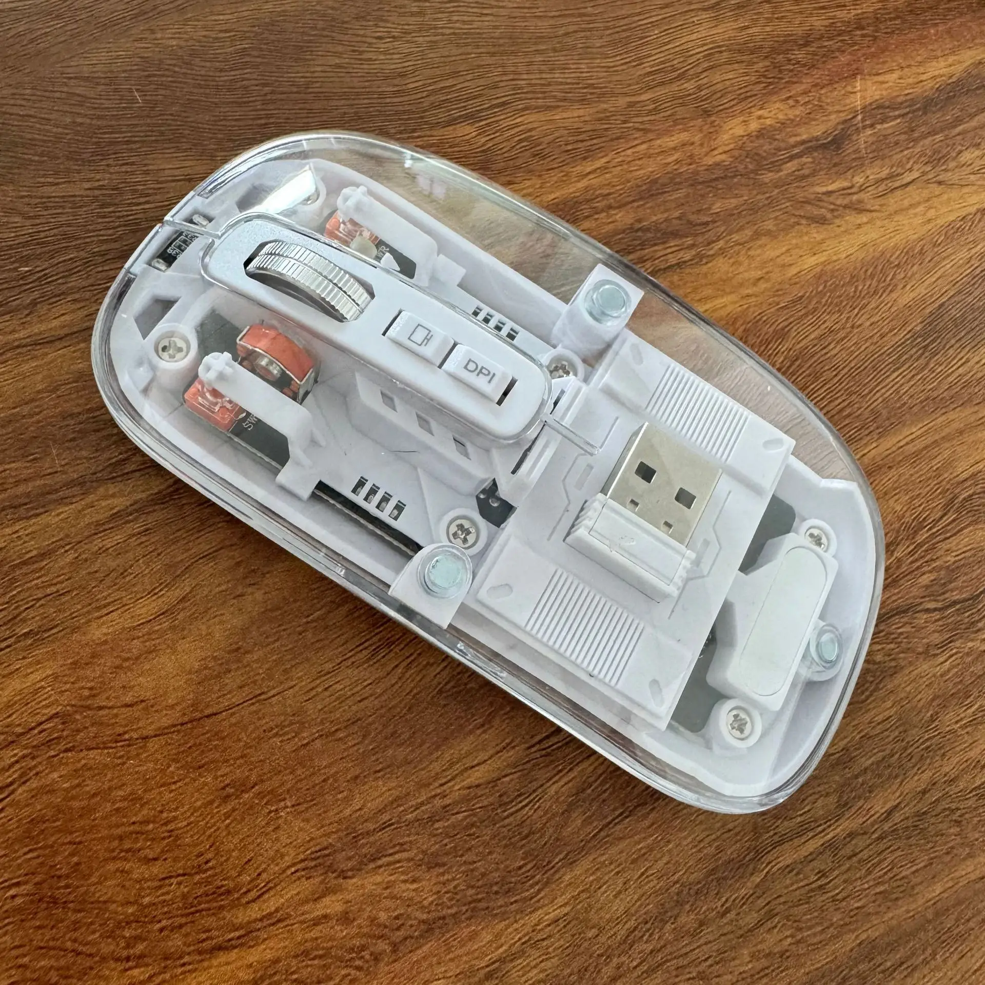 New Transparent Magnetic Mouse Triple Mode Compatible Wireless ...