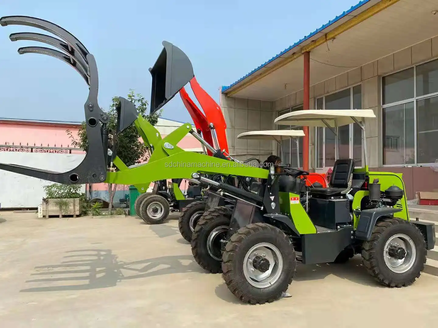 Cheap Wholesale Electric Backhoe Loader/mini Tractors for Sale